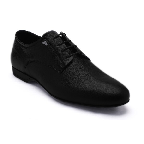 Shop Versace Collection Men's Black Leather Oxford Shoes - Free ...