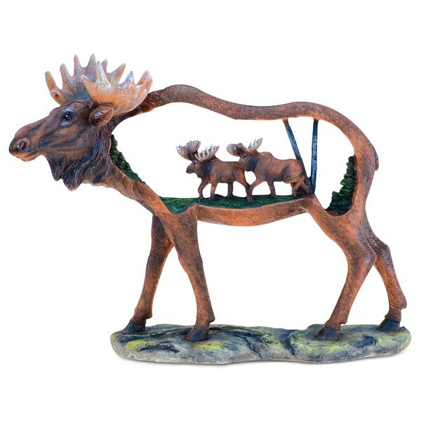 Meese in A Moose Scene Sculpture - Bed Bath & Beyond - 13564045