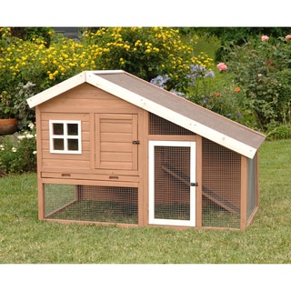 Precision Cape Cod Chicken Coop & Rabbit Hutch - Brown/White - Bed Bath ...