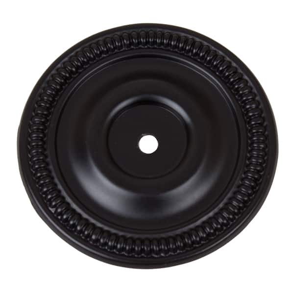 GlideRite 2.5-inch Matte Black Round Backplates (Pack of 10 or 25 ...