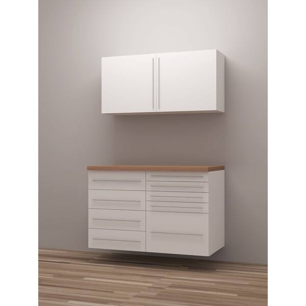 TidySquares Classic White Wood Workshop Storage Design 2 - Bed Bath & Beyond - 13626433
