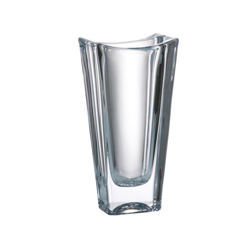 Majestic Gifts Crystalline Glass 12-inch High Vase - Overstock - 13733720