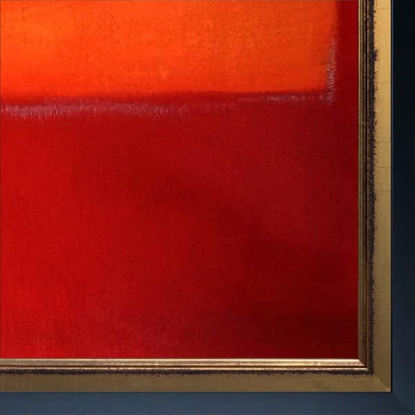 Mark Rothko 'Ochre and Red on Red, 1957' Hand Painted Framed Oil ...