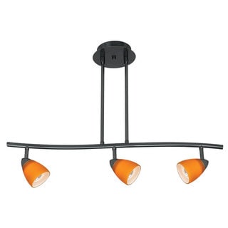Serpentine 3-light 120-volt GU-10 Light Fixture with 3 50-watt Bulbs ...