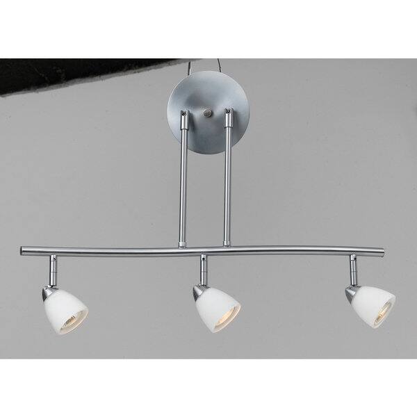 Serpentine 3-light 120-volt GU-10 Light Fixture with 3 50-watt Bulbs ...