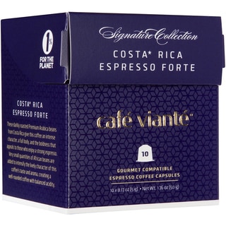 Cafe Viante Costa Rica Forte Espresso Capsules For Nespresso - Bed Bath ...
