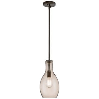 Kichler Lighting Everly Collection 1-light Olde Bronze Pendant 7 inch ...