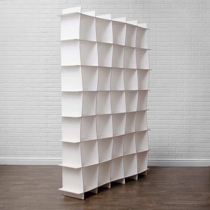 Large Wave Modern Storage Cubes - Overstock - 13785785