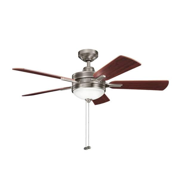 Kichler Lighting Logan Collection 52-inch Antique Pewter Ceiling Fan w ...