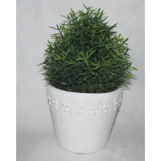 Jeco Polyester and Resin 7-inch Artificial Topiary - Bed Bath & Beyond ...