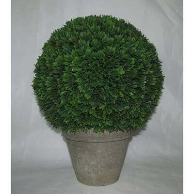 Jeco Polyester and Resin 12-inch Artificial Topiary - Overstock - 13829838