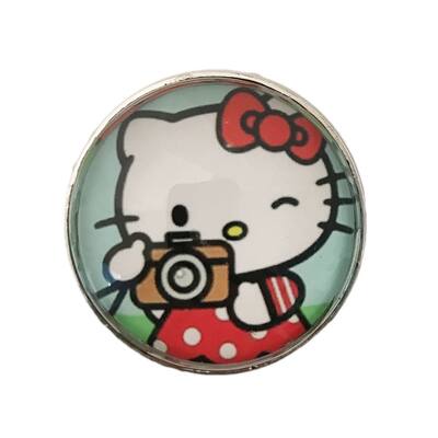 Hello Kitty Camera Glass Knobs, Drawer Pulls - Pack of 6 - Overstock ...
