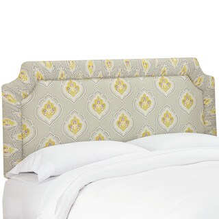 Skyline Furniture Shirred Border Headboard in Jumana Yellow - Bed Bath ...