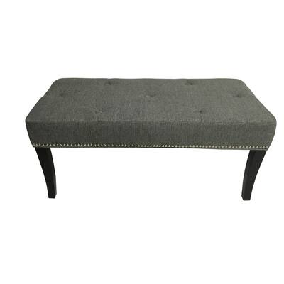 HD Couture Stallion Grey Birch and Linen 40-inch Bench - Overstock ...
