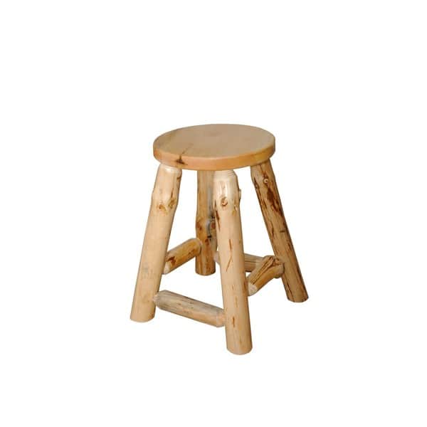 Rustic Pine Log Bar Stool - Bed Bath & Beyond - 13849621