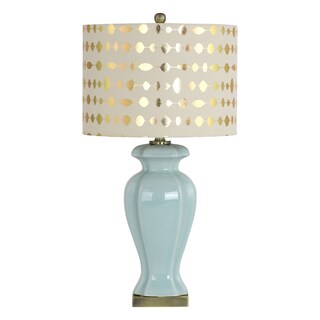Jodi Blue and Gold Ceramic Table Lamp - Bed Bath & Beyond - 13866427