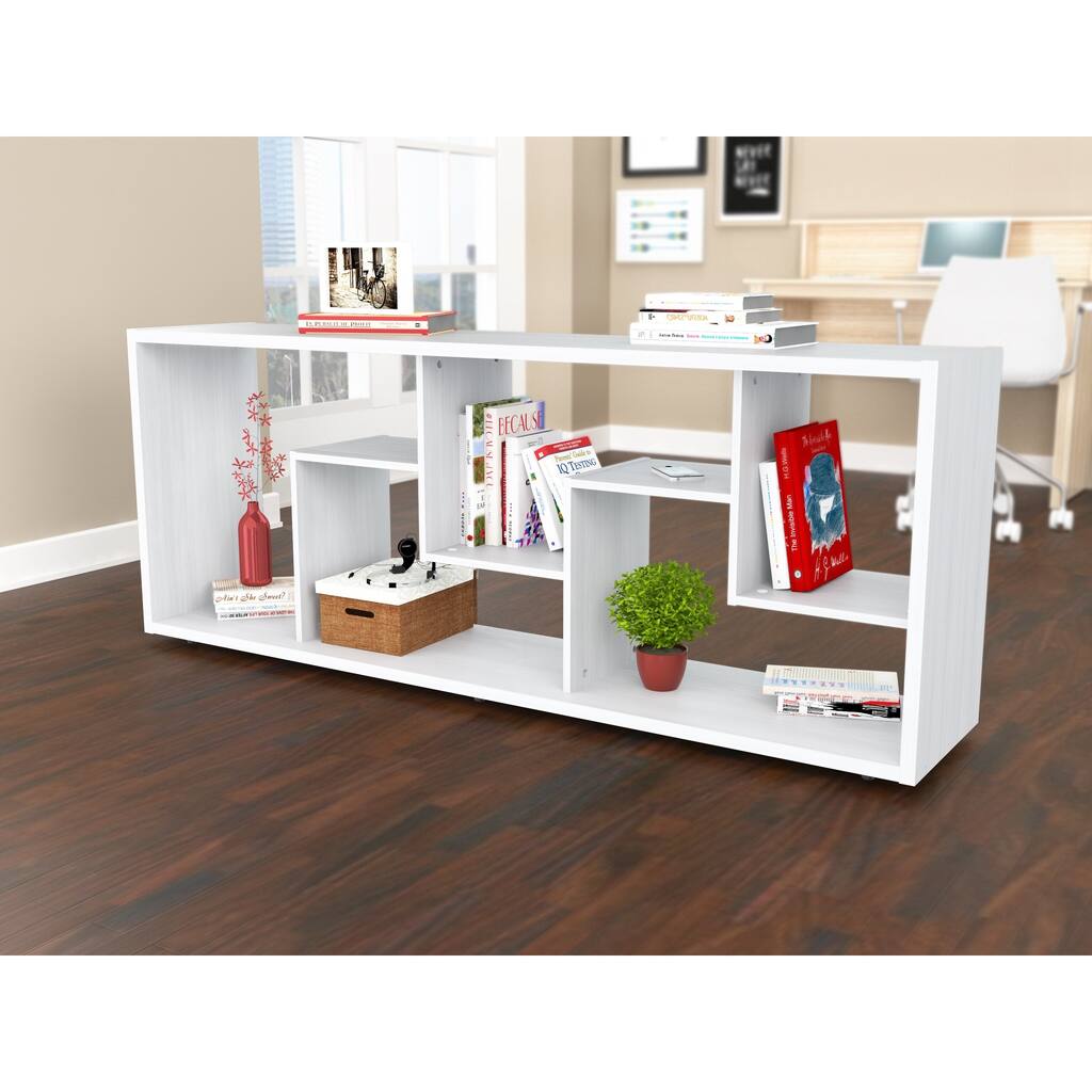 Inval Contemporary Room Divider/ Bookcase - Overstock - 13914670