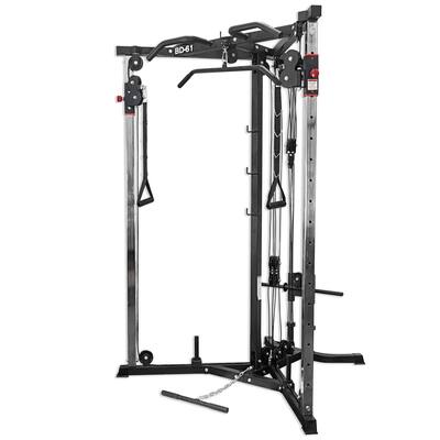Valor Fitness BD-61 Cable Crossover Machine w/ Lat Pull Down Bar, Cable ...