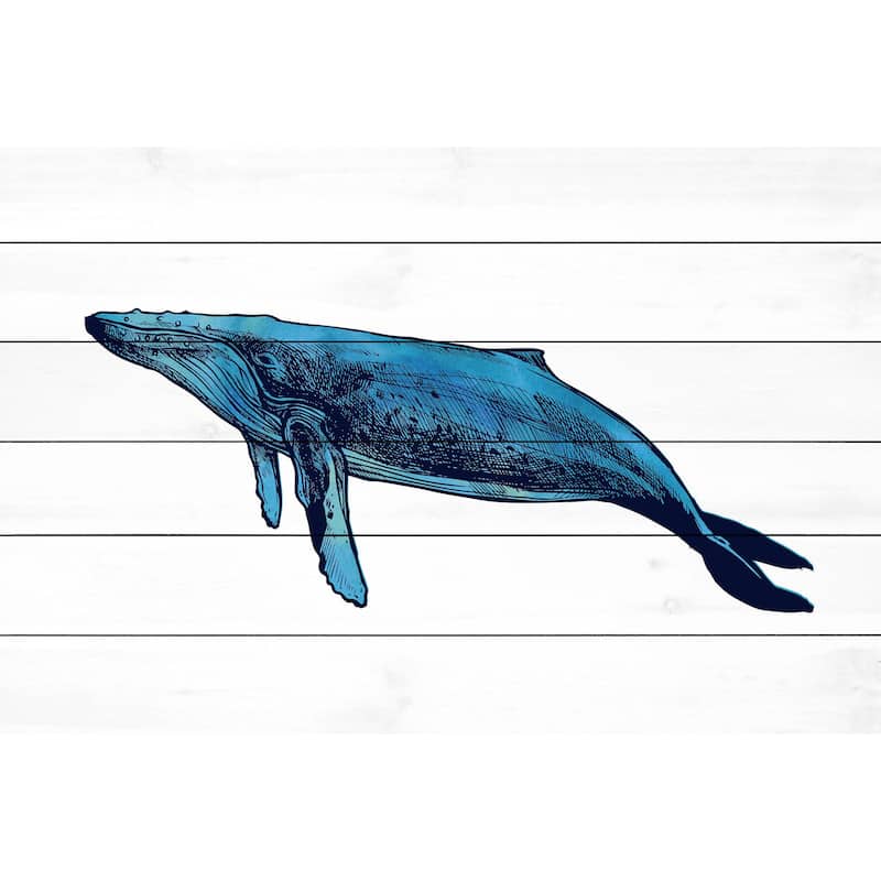 Marmont Hill - 'Whale Humpback' by Amanda Greenwood Painting Print on ...