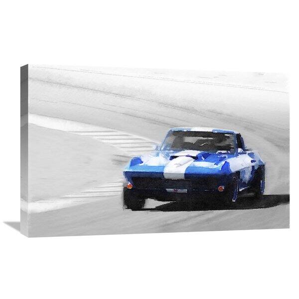 laguna seca blue corvette