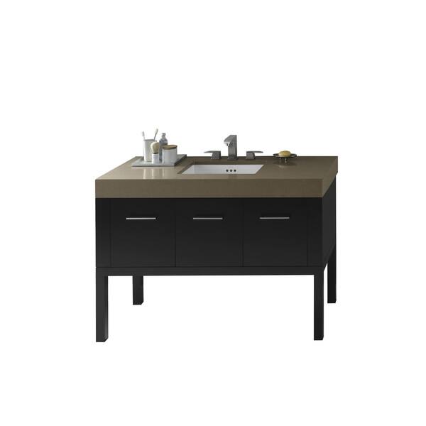 Ronbow Calabria 48-inch Bathroom Vanity Set in Black - Bed Bath ...