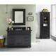 Ronbow Torino 48-inch Bathroom Vanity Set in Antique Black, Medicine ...