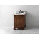 Ronbow Venice 24-inch Bathroom Vanity Set in Colonial Cherry, Marble ...