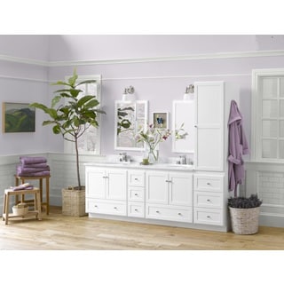 Ronbow Shaker 72-inch Bathroom Vanity Set in White - Bed Bath & Beyond ...