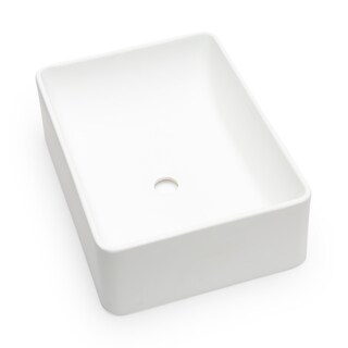 Beston Bath Pond-9 Rectangle Vanity Art Above Counter Bathroom Vessel ...