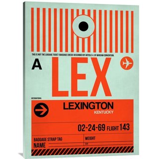 Naxart Studio 'LEX Lexington Luggage Tag I' Multicolored Stretched ...