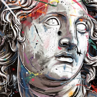 Maxwell Dickson 'Alexander The Great' Modern Canvas Wall Art - Bed Bath ...