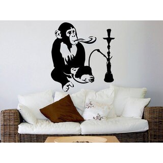 Hookah Wall Decal Relax Arabic Wall Decals Monkey Vinyl Sticker Decal ...