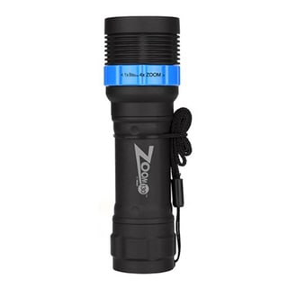 Nebo Zoom Blue High-Quality 130 LED Flashlight with 4x Lens - Bed Bath ...