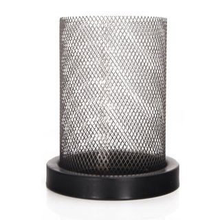 Adeco Cold Metal Gauze Cylinder Candle Holder - Bed Bath & Beyond ...