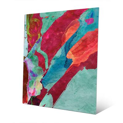 'Dagaba' Abstract Metal Wall Art Print - Overstock - 14096818