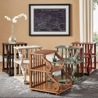Lorraine Wood Scroll End Table by iNSPIRE Q Classic - Bed Bath & Beyond ...