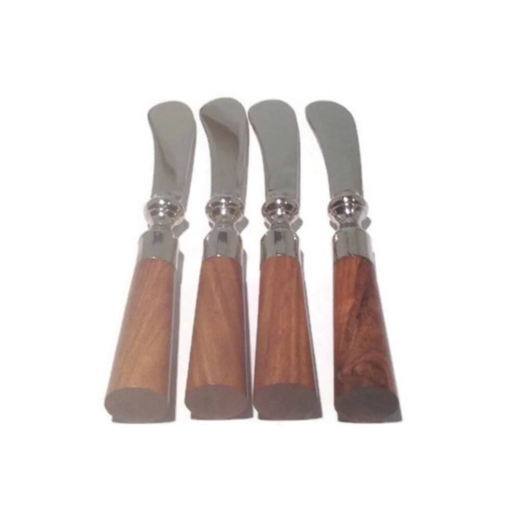 Heim Concept Pate Knife Set of 4 - Wood - Overstock - 14153404