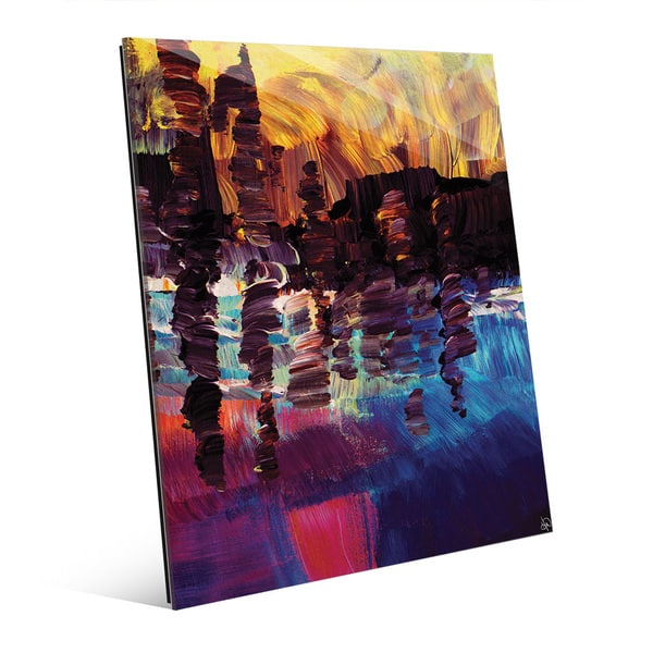 'Lin Lin' Glass Wall Art Print - Bed Bath & Beyond - 14155178