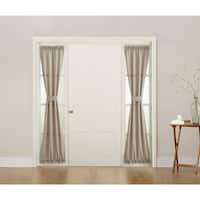 No. 918 Emily Voile Sheer Rod Pocket Door Sidelight Curtain Panel ...