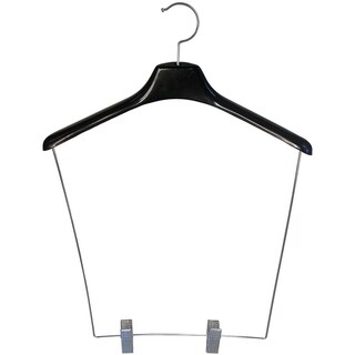 Black Plastic Heavy-duty 12-inch-drop Display Hanger (Case of 12) - Bed ...