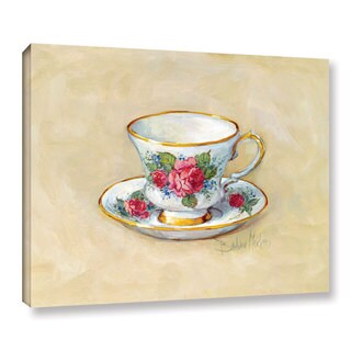Barbara Mock's Rose Teacup, Gallery Wrapped Canvas - Bed Bath & Beyond ...