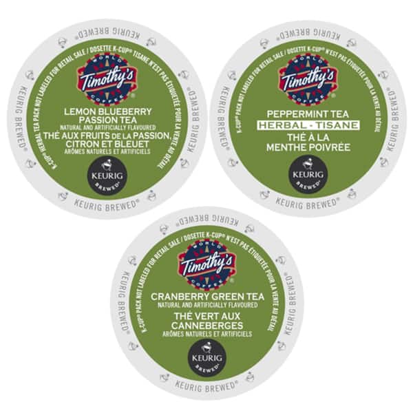 Timothy's Collection of Flavored Teas, Tangy and Refreshing Flavors ...