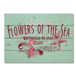 Flowers Of Sea 20x14 Indoor/Outdoor Full Color Wall Art - Bed Bath ...