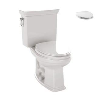 Toto CST424EF#01, Toilet Seat Kit - CST424EF#01 2-Piece Toilet, SS114 ...