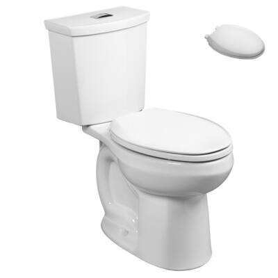 American Standard 2886.218.020, Toilet Seat Kit - 2886.218.020 2-Piece ...