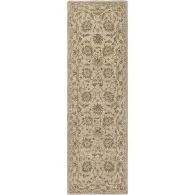 Hand-Tufted Merilis Wool Area Rug - 2'6" x 8' Runner - Overstock - 14273904