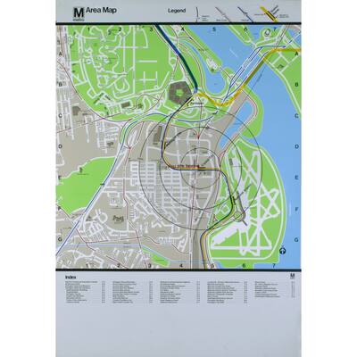 Washington D.C. Area Map of The Pentagon Serigraph - Overstock - 14294455
