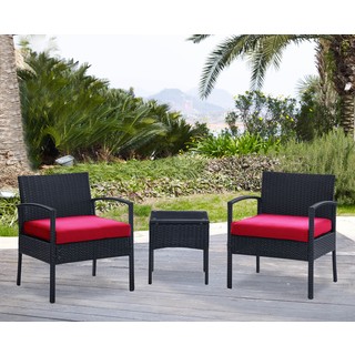 DG Casa San Juan Steel Rattan 2 Chair and Table Set - Bed Bath & Beyond ...