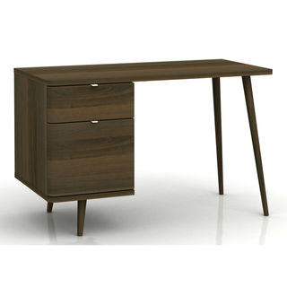 DG Casa Alandra Walnut Brown Desk - Bed Bath & Beyond - 14317019