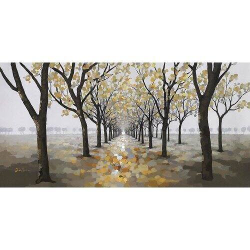 'Pathway' Original Hand Painted Wall Art - Overstock - 14331545